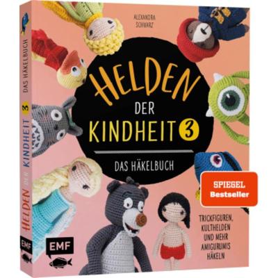 预订【德语】 Helden der Kindheit 3 - Das Häkelbuch - Band 3:Trickfiguren, Kulthelden u