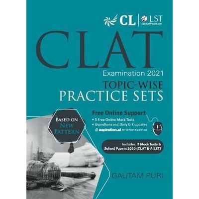 按需印刷CLAT 2021 Topic-Wise Practice Sets[9789390187782]