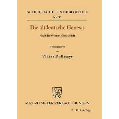 按需印刷不退不换DEG Die altdeutsche Genesis[9783110483086]
