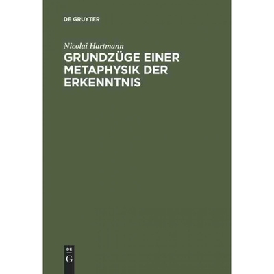 按需印刷DEG Grundzüge einer Metaphysik der Erkenntnis[9783111167275]