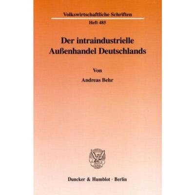 预订【德语】 Der intraindustrielle Au?enhandel Deutsch