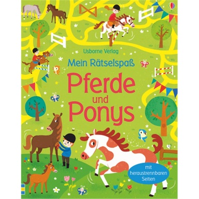 预订【德语】 Mein Rätselspaß: Pferde und Ponys[9781782328513]