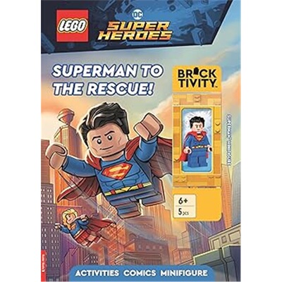 现货 乐高DC超级英雄：超人救援活动书 乐高DC超级英雄系列 LEGO? DC Super Heroes: Superman to the Rescue Activity Book
