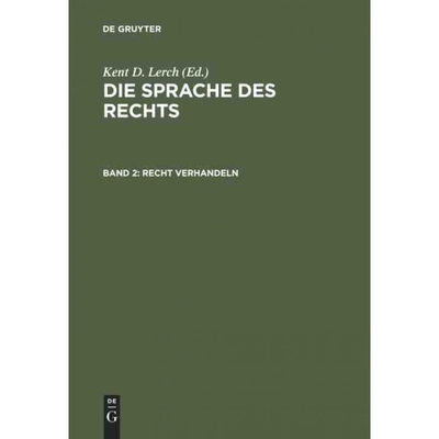 按需印刷DEG Recht verhandeln[9783110183986]