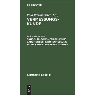 预订不退不换德语 Trigonometrische und barometrische HOhenm