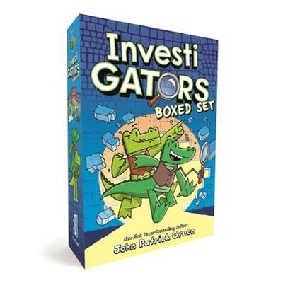 英文原版 精装鳄鱼侦查员套装书3册 Investigators Boxed Set Take the Plunge Off the Hook全彩漫画故事书英语课外阅读 外文书店