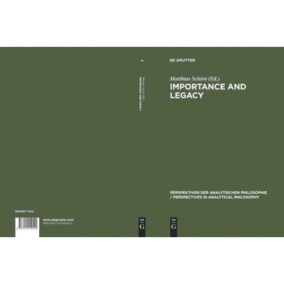 按需印刷DGYT Importance and Legacy[9783110150544]