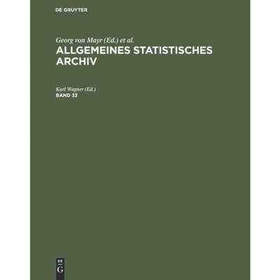 按需印刷不退不换DEG Allgemeines Statistisches Archiv. Band 33[9783486777406]