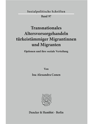 预订不退不换德语Transnationales Altersvorsorgehandeln tUrkeistammiger Migrantinnen und Migranten