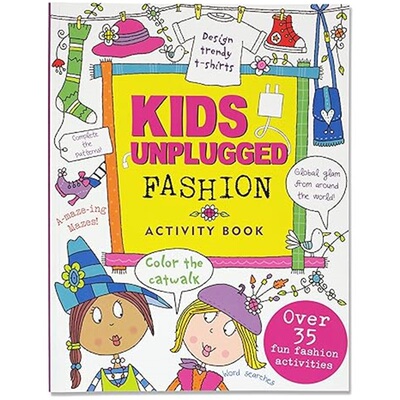 现货Kids Unplugged Fashion Activity Book[9781441322784]