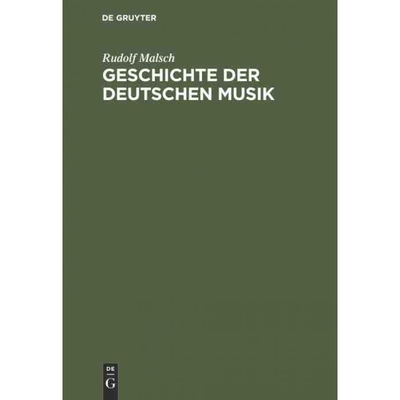 按需印刷不退不换DEG Geschichte der deutschen Musik[9783111262987]