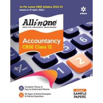 预订不退不换CBSE All In One Accountancy Class 12 2022-23 Edition (As per latest CBSE Syllabus issued on 21 April