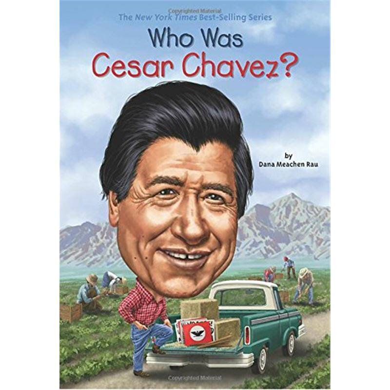 凯萨·查维斯是谁？英文原版 Who Was Cesar Chavez?名人传记系列书籍儿童版中小学生读物 Who Was/Is系列_虎窝淘
