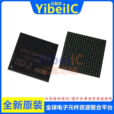 亿配芯 AT91SAM9263B-CU-100 TFBGA-324 贴片 32位微控制器IC芯片