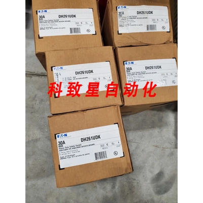 工业配件DH261UDK 30AMP 600VOLT TYPE NEMA 12 NON FUSED NNECT