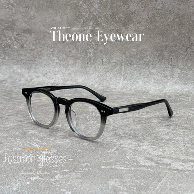 140mm日系复古板材眼镜框