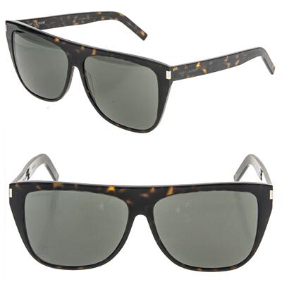 SAINT LAURENT圣罗兰SL 1 SLIM 002棕色灰色方形中性面罩