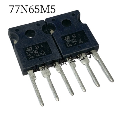 进口 STW77N65M5 77N65M5 TO-247 69A 650V MOS场效应管 实图