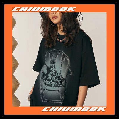 OSCill短袖印花男女T恤