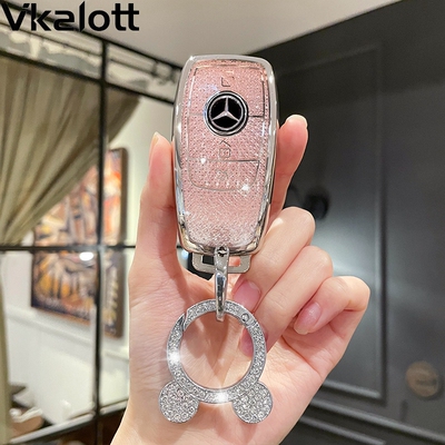 适用于奔驰e300l钥匙套c260l车glc壳a200l包gla扣e260/gle350新款