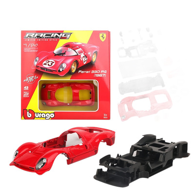 BURAGO1:24 法拉利330 P4 Daytona 1967仿真合金拼装汽车模型