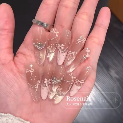 桃夭指尖流光少女甜妹穿戴甲