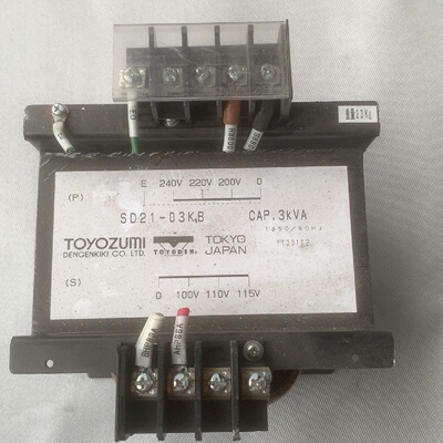 Toyozumi SD21-03KB隔离变压器，—议价