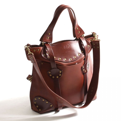 REDMOON牛皮时尚手提包背包