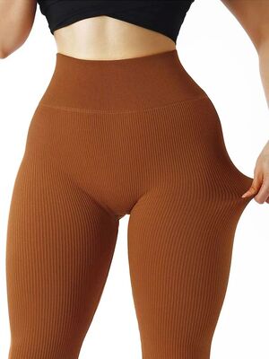 ATHVOTA Ribbed Leggings  Women Scrunch Butt Workout Leggings