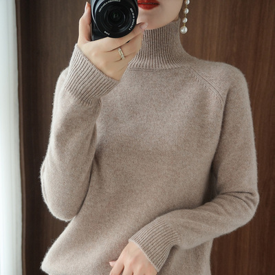 Turtleneck Cashmere sweater  women winter cashmere jumpers