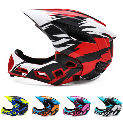 Children Cycling Helmet Detachable Full Face Kids Bike Sport