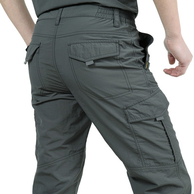 Quick Dry Casual Pants Men Summer Army Military Style Trouse