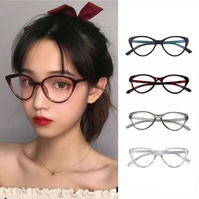 New Cat Eye Triangle Frame Anti-Blue Light Glasses Classic M