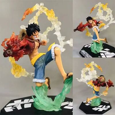 One Piece Anime Luffy Ace Roronoa Zoro Action  Figure Toys C