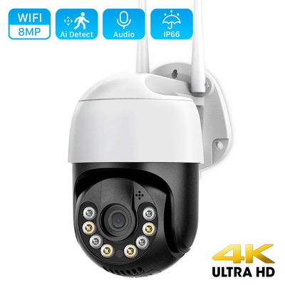 8MP 4K Wifi IP Camera Outdoor H.265 5MP Ai Human Detection A