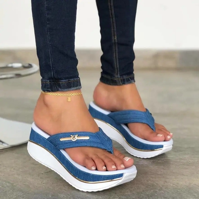 Sandals Women Summer  Fashion Flip Flops Outdoor Casual Plat