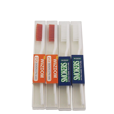 4 Pack Hard Toothbrush Oral Care Extra Hard Bristles D