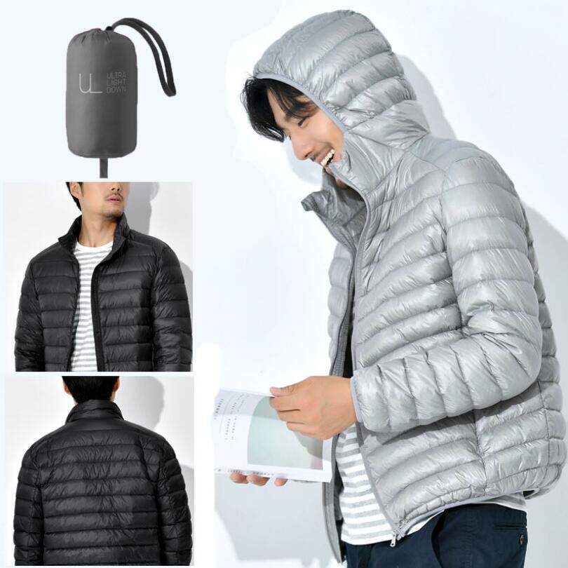 New Men winter keep warm 90% White eider-down jacket Brand c