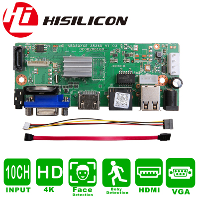 ICsee Xmeye XM Nvr Board 4K 10Ch Hisilicon chip Hi3536E IP R