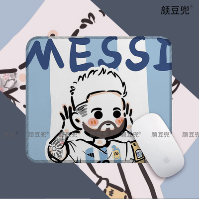 MESSI梅西足球衣10号卡通球星