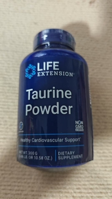 28.1月Life Extension牛磺酸粉心血管神经健康Taurine Powder300G