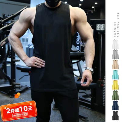 夏季新款运动背心男宽松