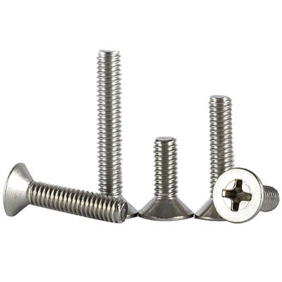 304不锈钢十字平机沉头螺钉