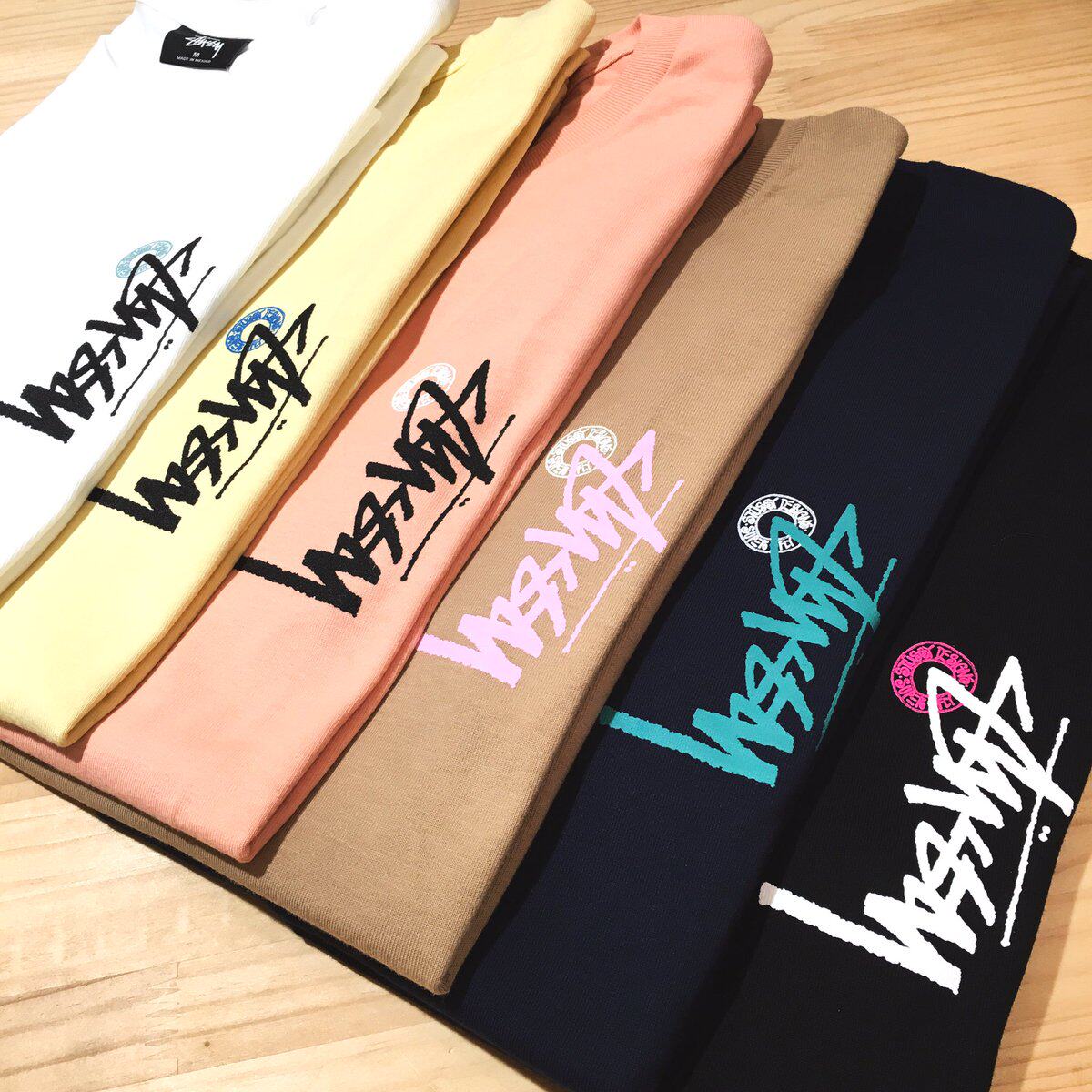 【现货正品】Stussy Buana Stock Tee 胸口经典小Logo 短袖 T恤