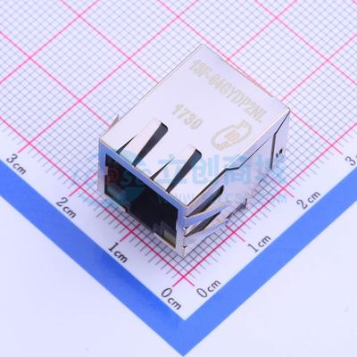 全新13F-64GYDP2NL 插件 以太网连接器(RJ45 RJ11)原装正品可开票