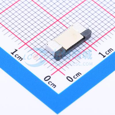 全新0.5-10P CTSJ-H2.0 119 SMD,P=0.5mm,卧贴 FFC/FPC连接器可开