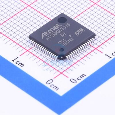 全新ATSAMG55J19A-AU 单片机(MCU/MPU/SOC) ARM Cortex-M4 120MHz