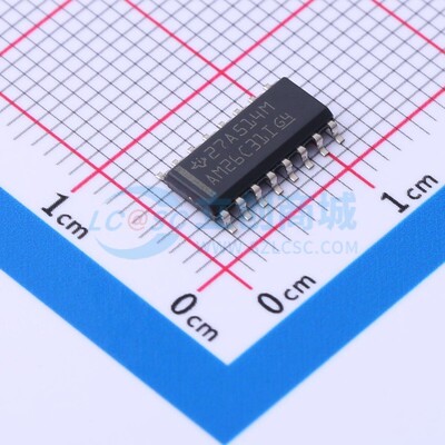 RS-485/RS-422芯片 AM26C31ID SOIC-16 TI/德州 电子元件原装正品