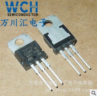 热卖 ST直插 TIP137 PNP达林顿8A/100V TO-220 全新原 假一罚十
