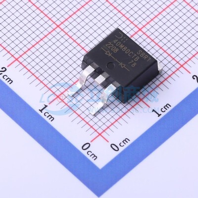 超势垒整流器(SBR) SBRT40M80CTB-13 TO-263AB DIODES(美台)